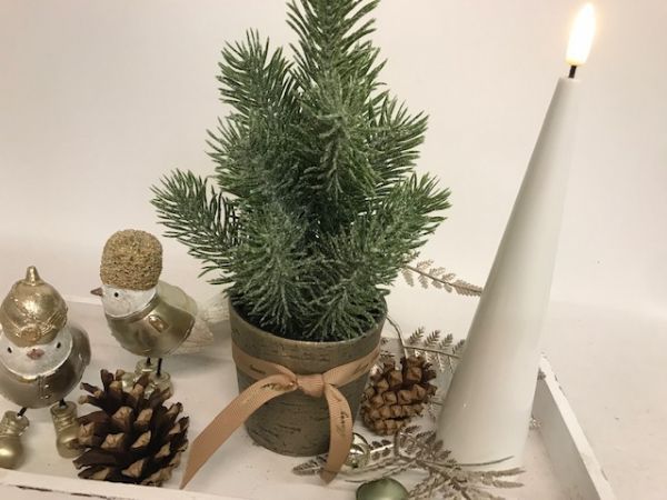 Kunstig juledekoration, H25 cm. - Kunstige Juledekorationer