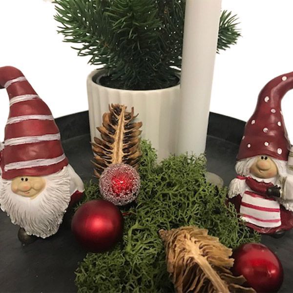 Kunstig juledekoration, Ø27 cm. - Kunstige Juledekorationer